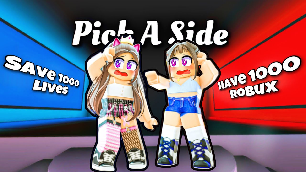 This Game Makes You Question Humanity 😂 | Roblox Pick A Side W/ @PrincessTori - YouTube