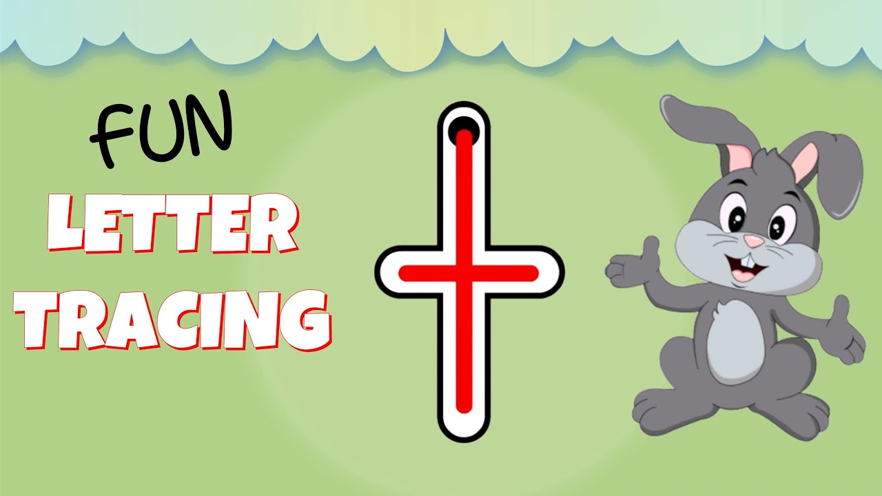 How to Write the Lowercase Letter t - Lowercase Alphabet for Kids - YouTube