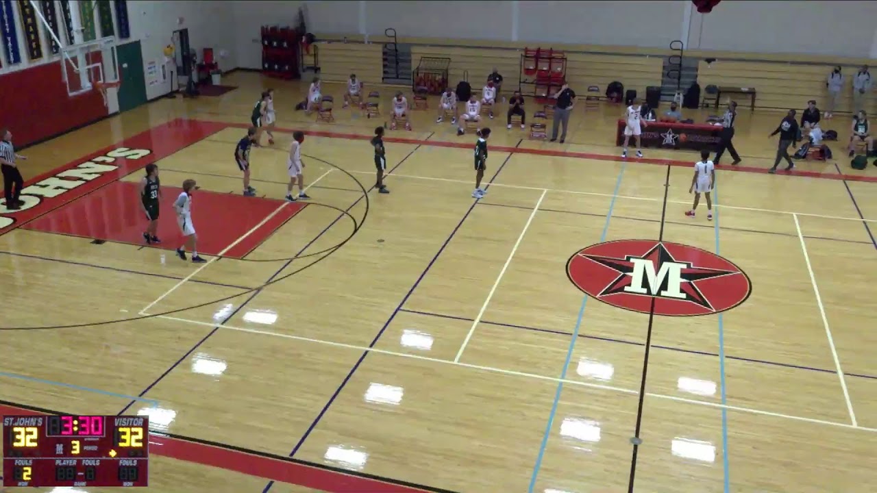 St. John's High vs. FBCA JV2 JV Mens' Basketball - YouTube