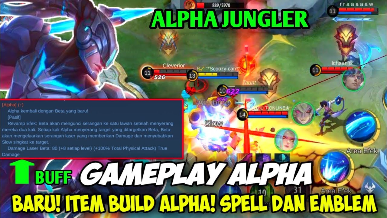 𝐆𝐚𝐦𝐞𝐩𝐥𝐚𝐲 Alpha 𝐑𝐞𝐯𝐚𝐦𝐩 + 𝐁𝐮𝐟𝐟 !𝐀𝐥𝐩𝐡𝐚 𝐣𝐮𝐧𝐠𝐥𝐞𝐫! 𝐂𝐨𝐦𝐛𝐨 + 𝐁𝐮𝐢𝐥𝐝 + 𝐄𝐦𝐛𝐥𝐞𝐦 ...