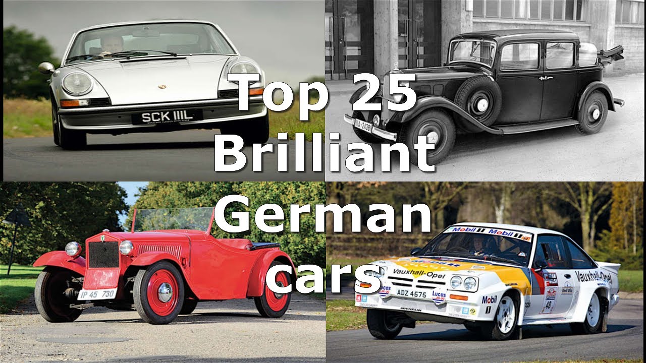 Top 25 brilliant German cars ׀ Most Facts Videos - YouTube
