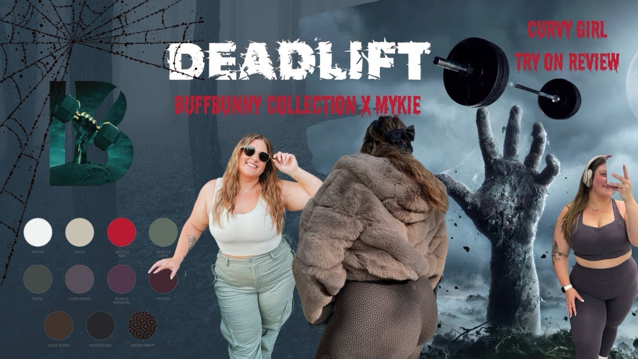 BUFFBUNNY DEADLIFT COLLECTION x MYKIE |Curvy Try On Review - YouTube