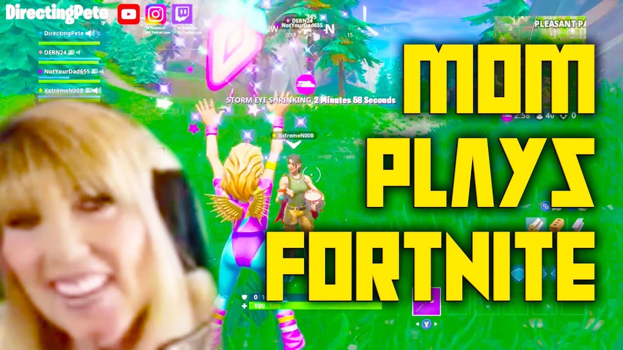 My MOM playing FORTNITE! LOL!!!! I love this OG vid! - YouTube