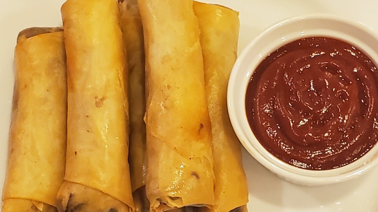 Chicken Spring rolls recipe | Easy homemade Chicken Spring Roll | - YouTube