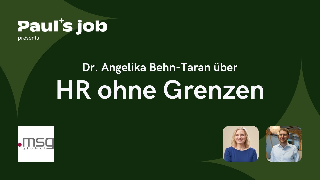 Dr. Angelika Behn-Taran über HR ohne Grenzen - YouTube