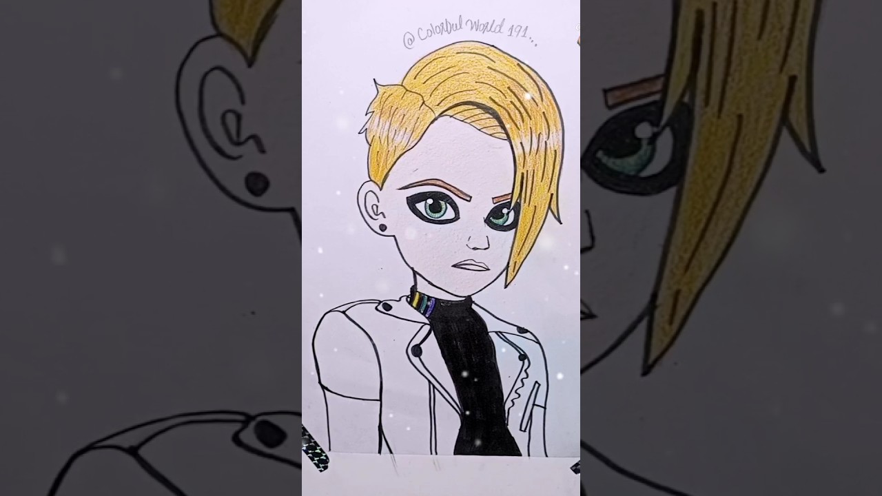 How to draw Reverse Adrian drawing🙂 #calmdown #music #adrien # ...