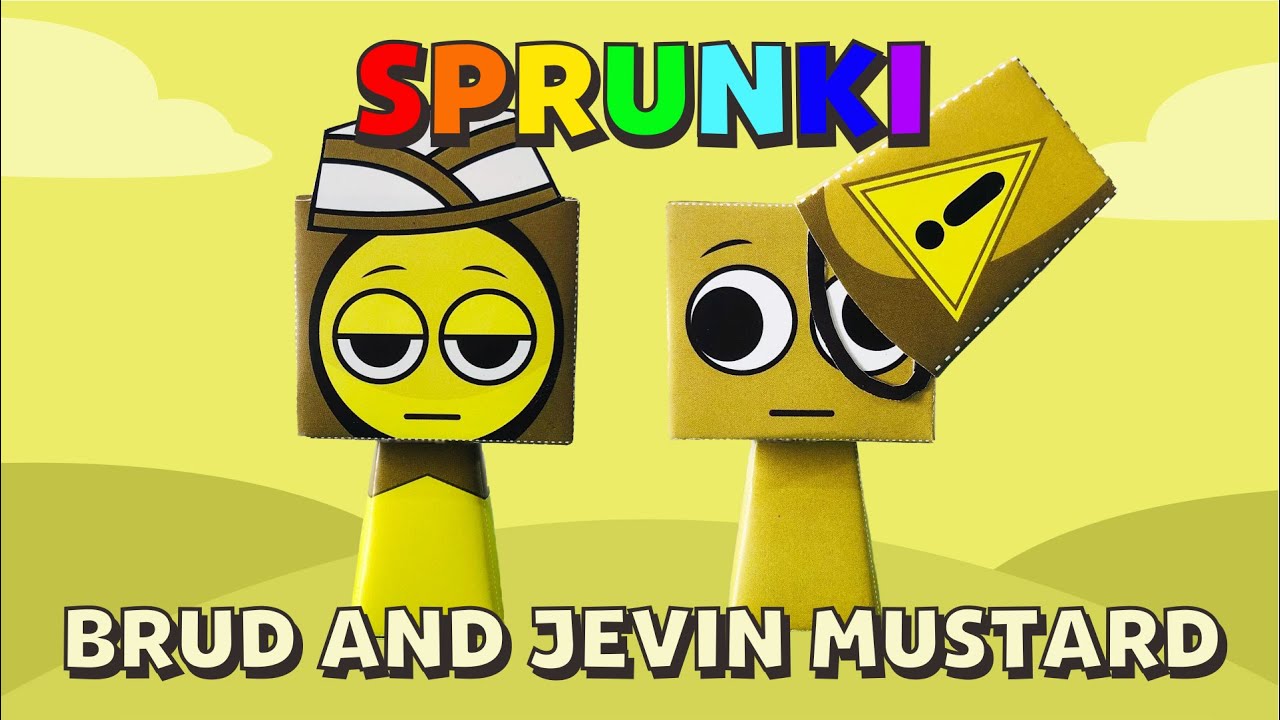 I MADE SPRUNKI MUSTARD | How to make Sprunki Brud and Jevin Mustard ...
