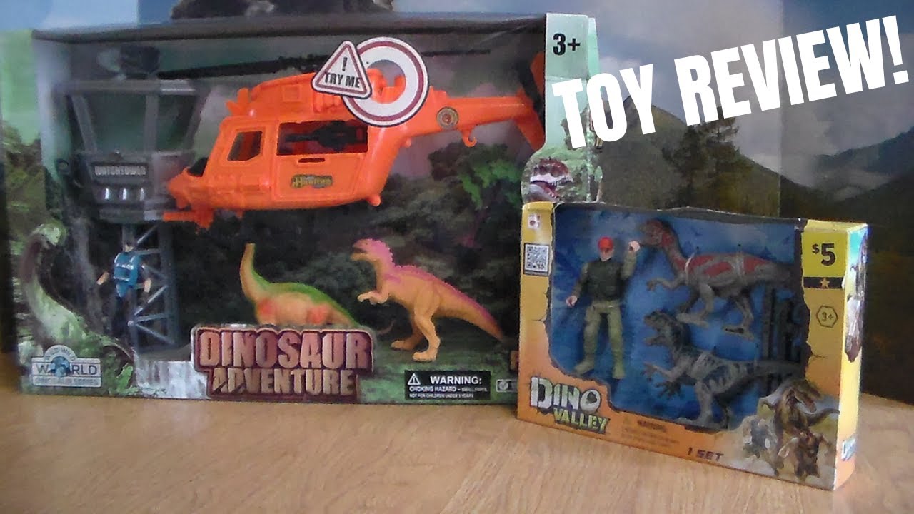 MEGA Dino Valley Dinosaur Adventure TOY PLAYSET TOY REVIEW! - YouTube