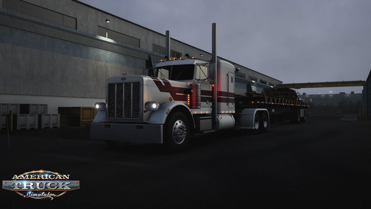 ATS | Peterbilt 359 EXHD | Odessa TX to San Angelo TX | Rails 44,080lb ...