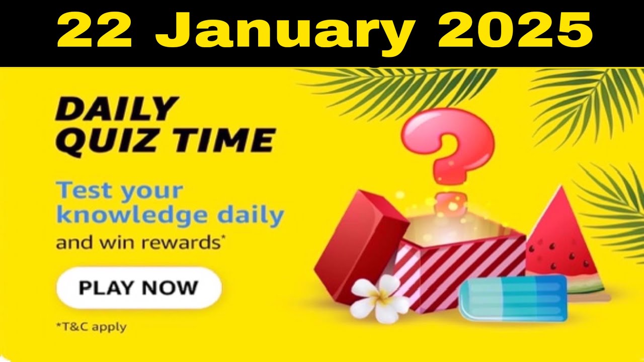 Amazon daily quiz time answers today, Amazon quiz answers today, Amazon ...