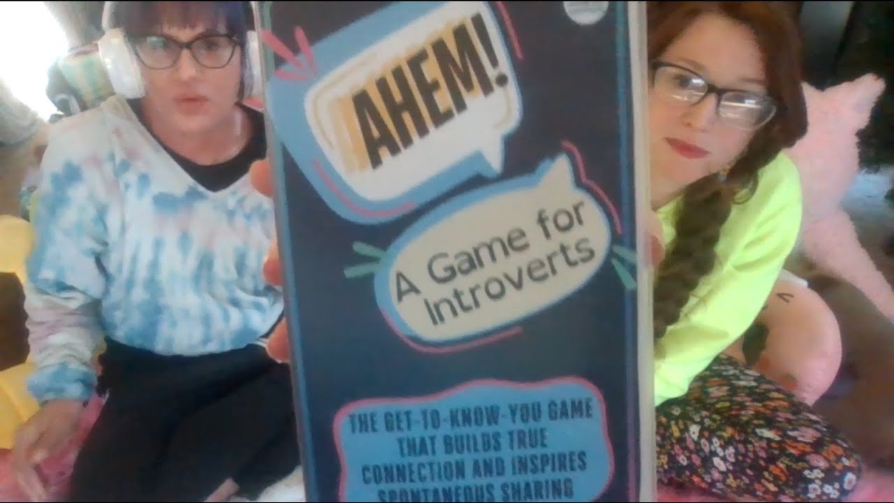 "Ahem! A Game For Introverts" Prototype Unboxing: Sleepover ...