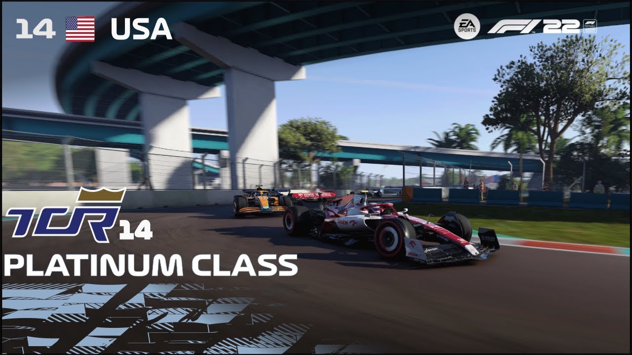 Video - F1 22 | TCR | S14 | Platinum Class | R14: Miami GP 100% FINALE ...
