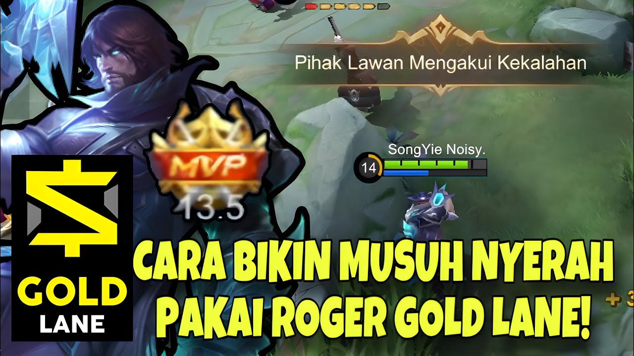 ROGER GOLD LANE TERLALU GILA! MUSUH SAMPAI SURRENDER - BUILD ROGER GOLD ...
