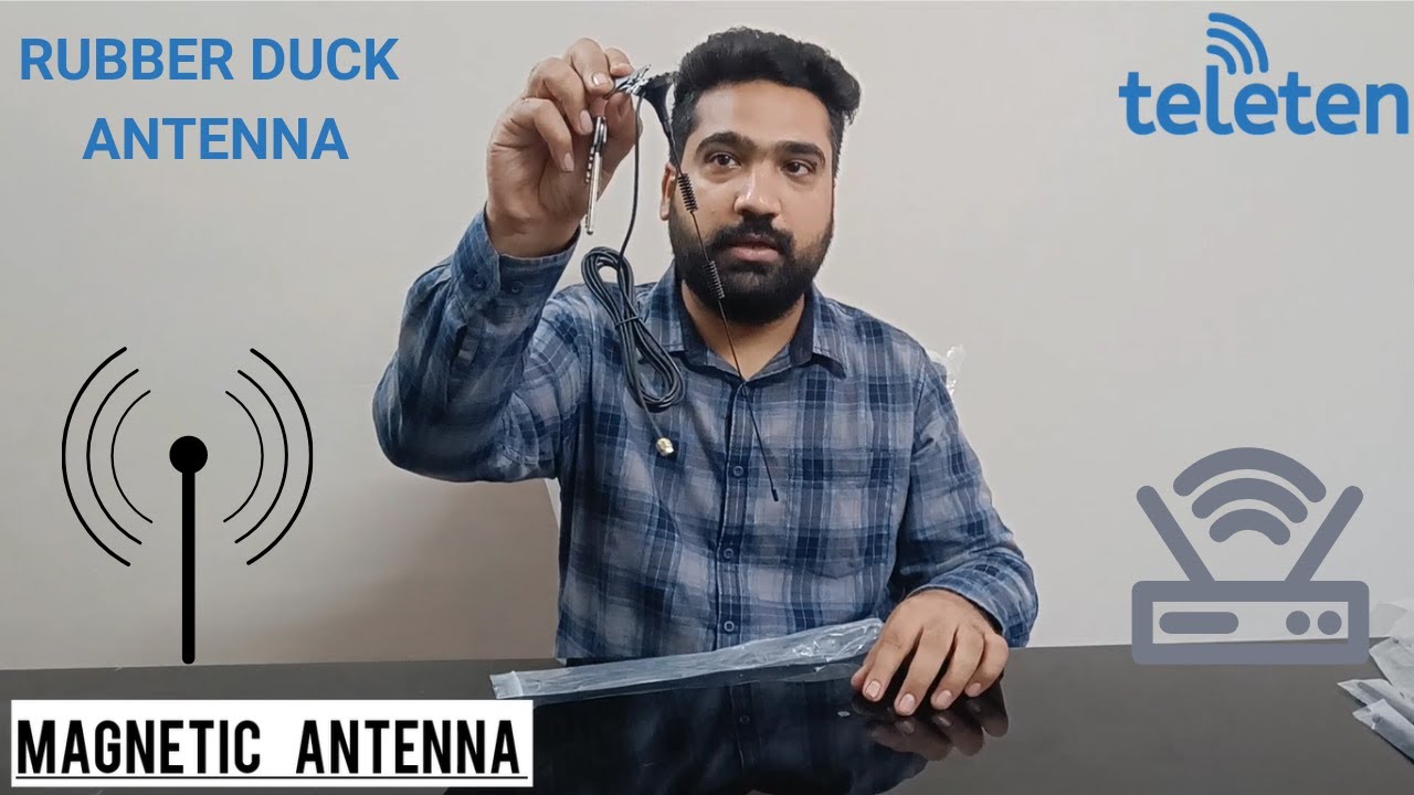 Rubber Duck and Magnetic Antenna uses and application 2,3,5dBi - Wifi ...