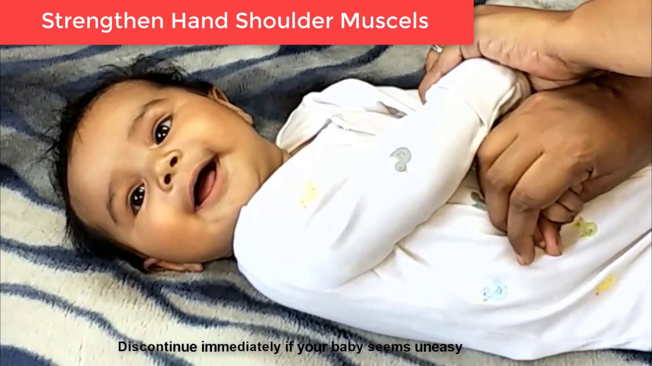 Baby(1- 8 months) Exercises Part 1 | Strengthen Muscles | Helps baby ...