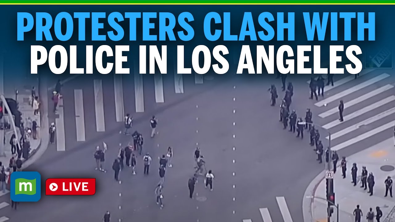 LIVE: Protesters Clash with Police Outside Federal Building in Los ...