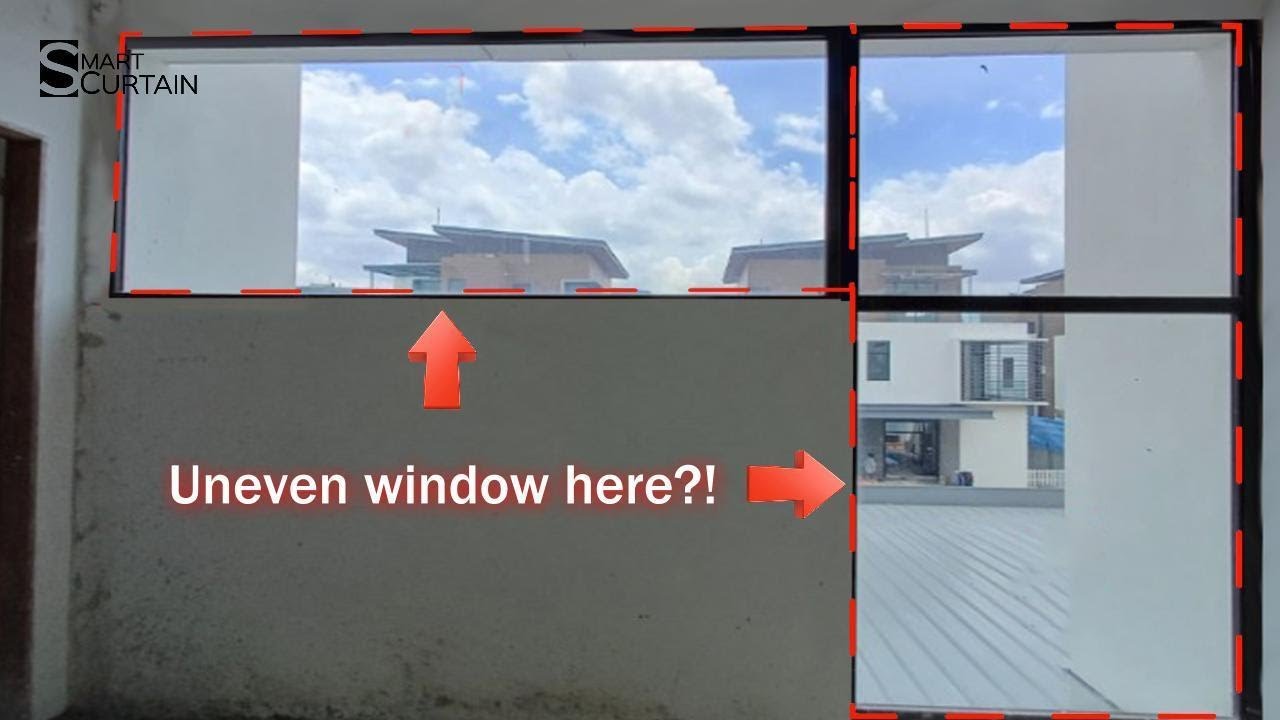 OMG! Uneven window here?! No problem! Just use Winlight Blind! - Smart ...