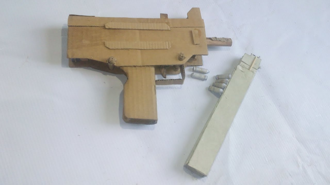 How to make a diy toy gun With carbon paper at home - YouTube