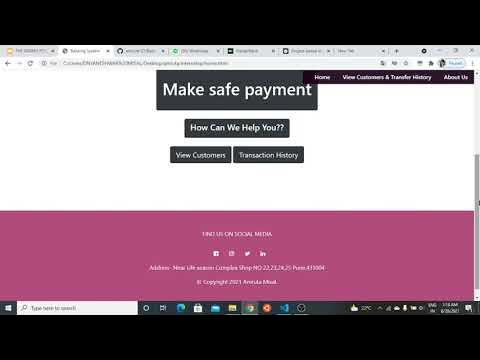 1) Project: Basic Banking system website with source code | web development| - YouTube