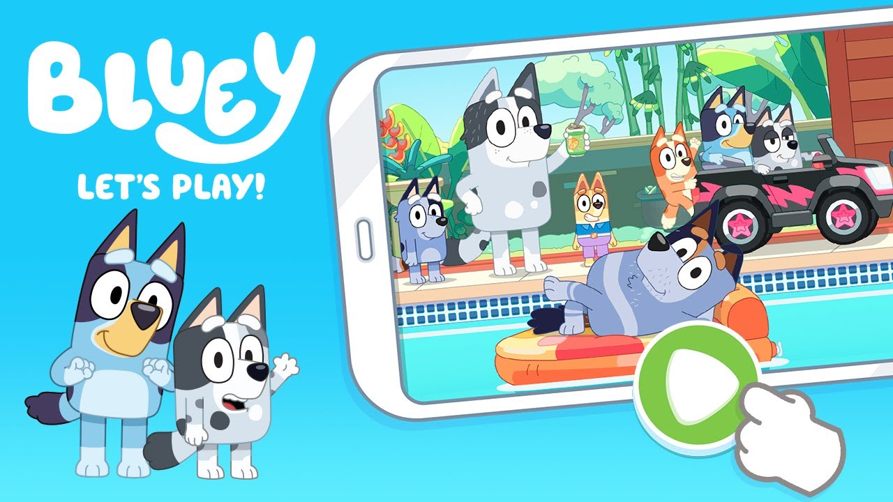 Bluey: Let's Play! | Visit Uncle Stripe's House | Mobile Game - YouTube