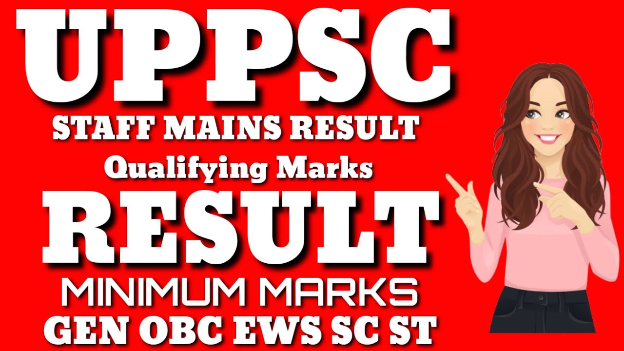 UPPSC Staff Nurse Mains Exam Result | Cutt Off Mains All Category ...