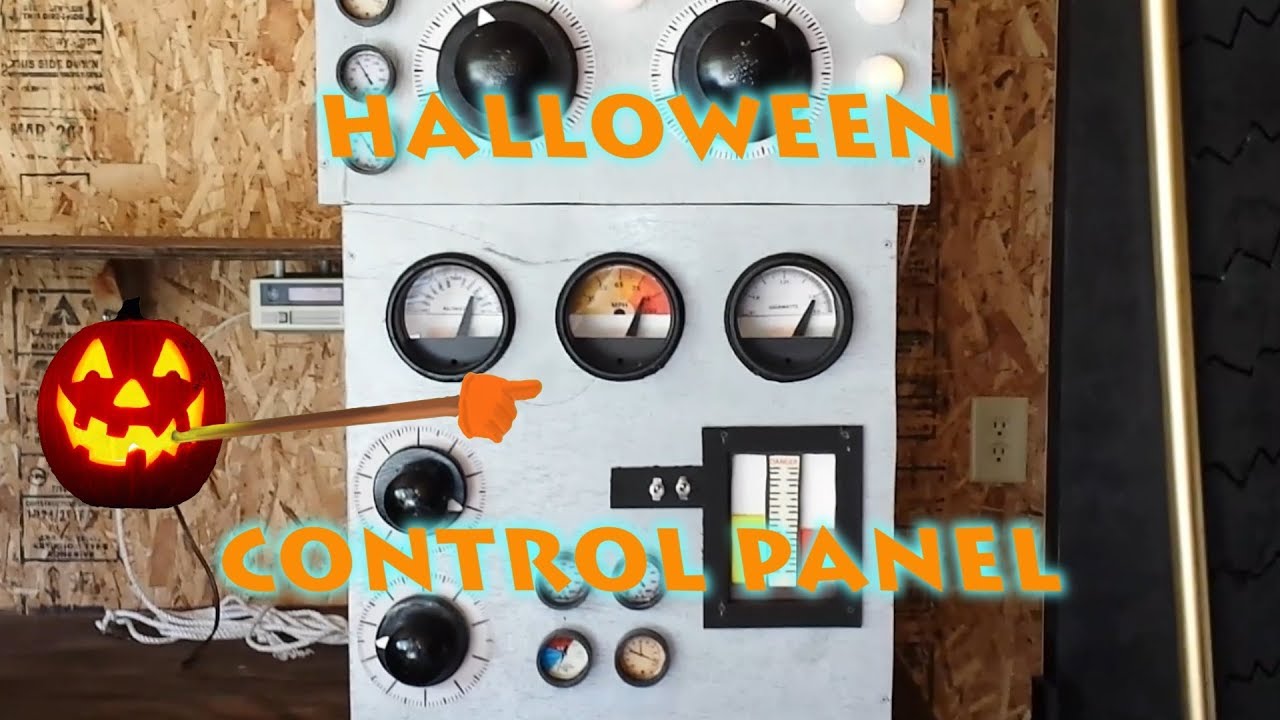2015 Halloween Party Haunted Barn Part 3 Control Panel - YouTube