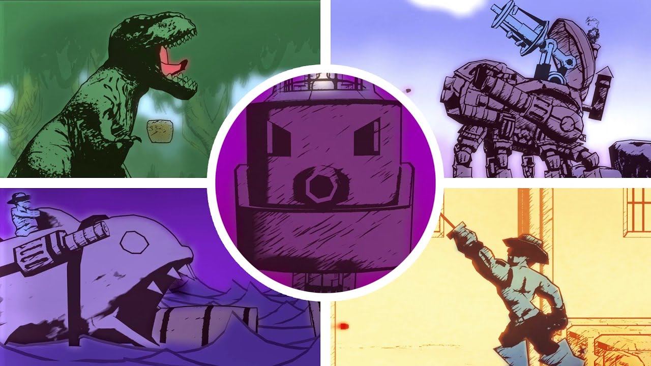 Gunman Clive 1+2 Collection HD - All Bosses [No Damage] - YouTube