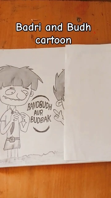 Badrinath and budhdev cartoon art 🖌️🎨 #cartoon #art #drawing #trending ...