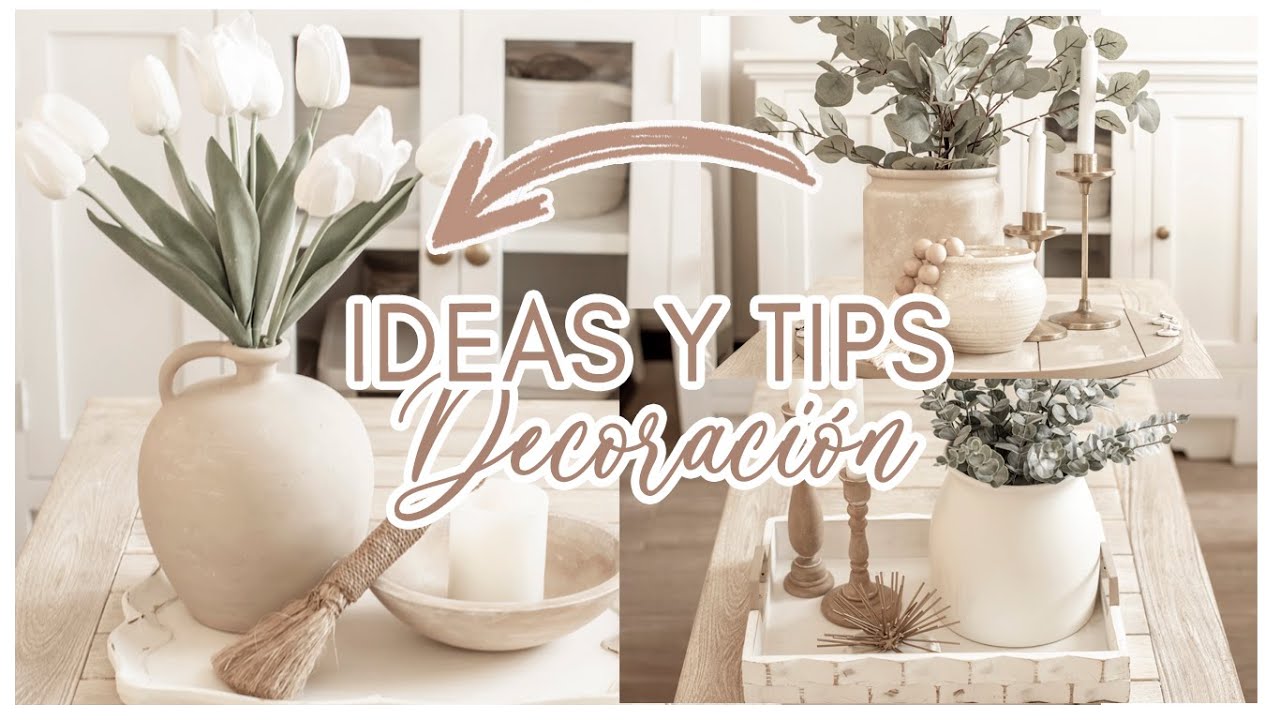 ⭐ CÓMO DECORAR UNA MESA DE CENTRO COMO TODO UN PROFESIONAL⭐ TIPS E ...