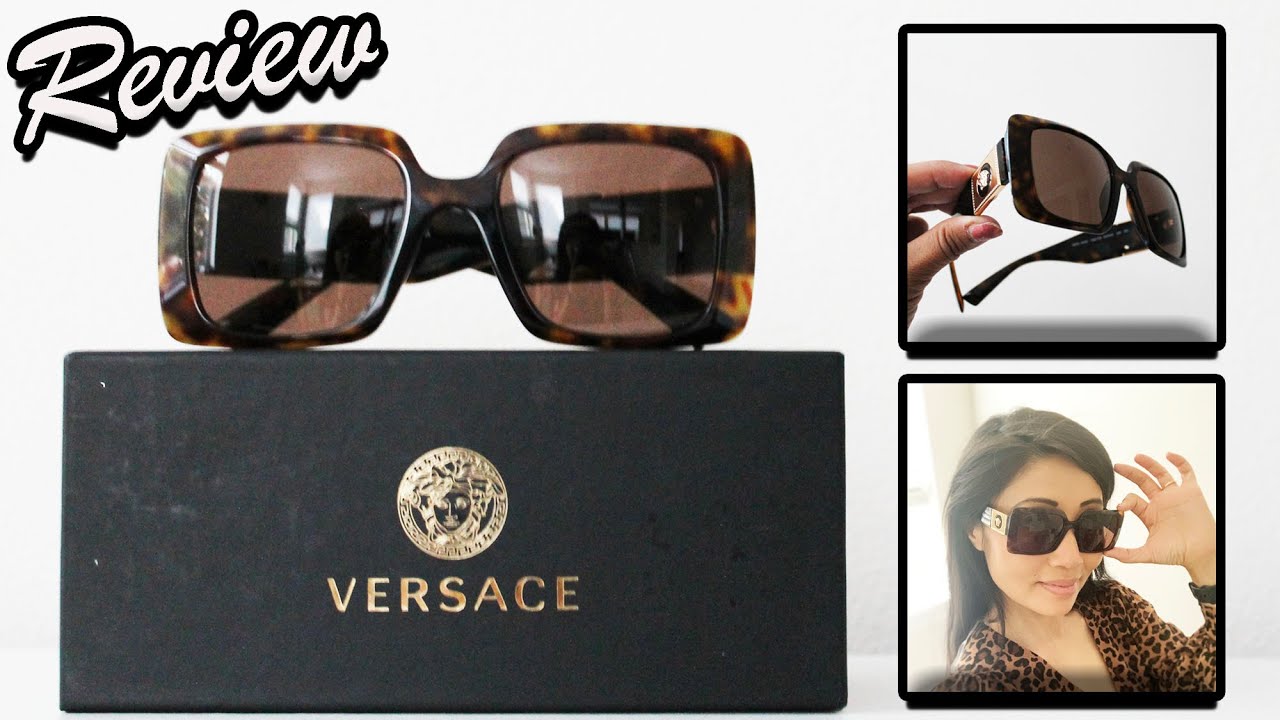 Versace VE4405 Women's Rectangular Sunglasses Review Mompreneur Life ️ ...