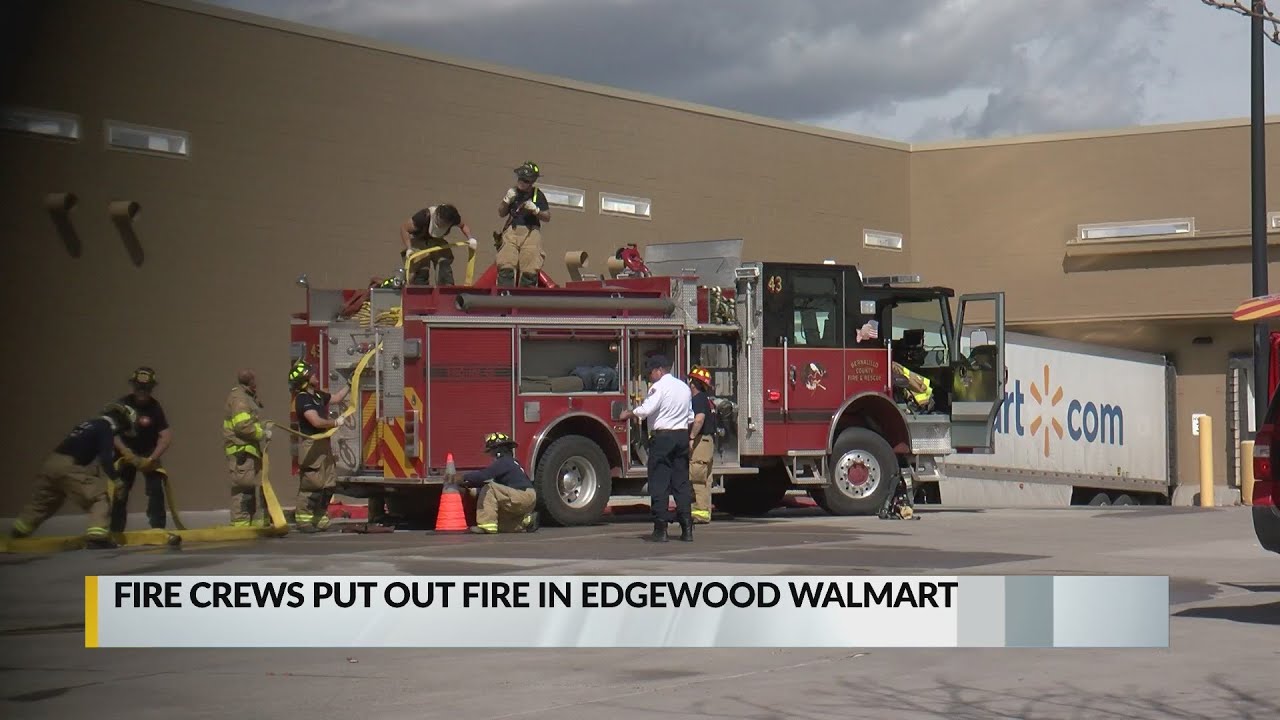 Fire investigation continues at Edgewood Walmart - YouTube