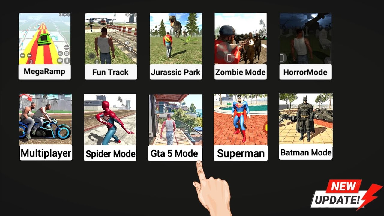 New Modes in Indian Bike Driving 3D || Indian Bike Driving 3D GTA 5 ...