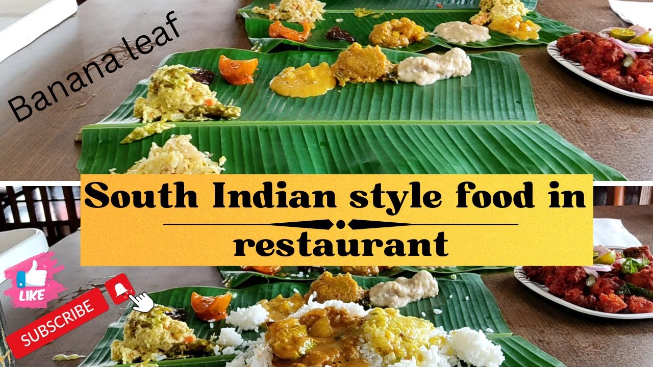 South Indian Food On Banana Leaf | Banana Leaf Thali | South Indian ...