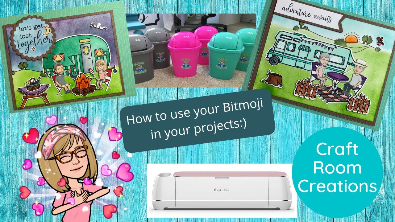 How to use your Bitmoji in your projects:) Cricut Style! - YouTube