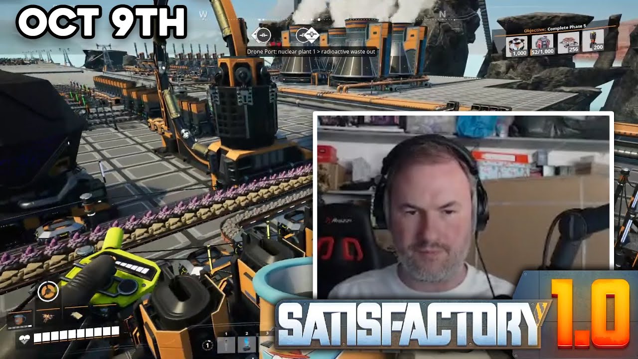 More work into Phase 5 - Satisfactory 1.0 - YouTube