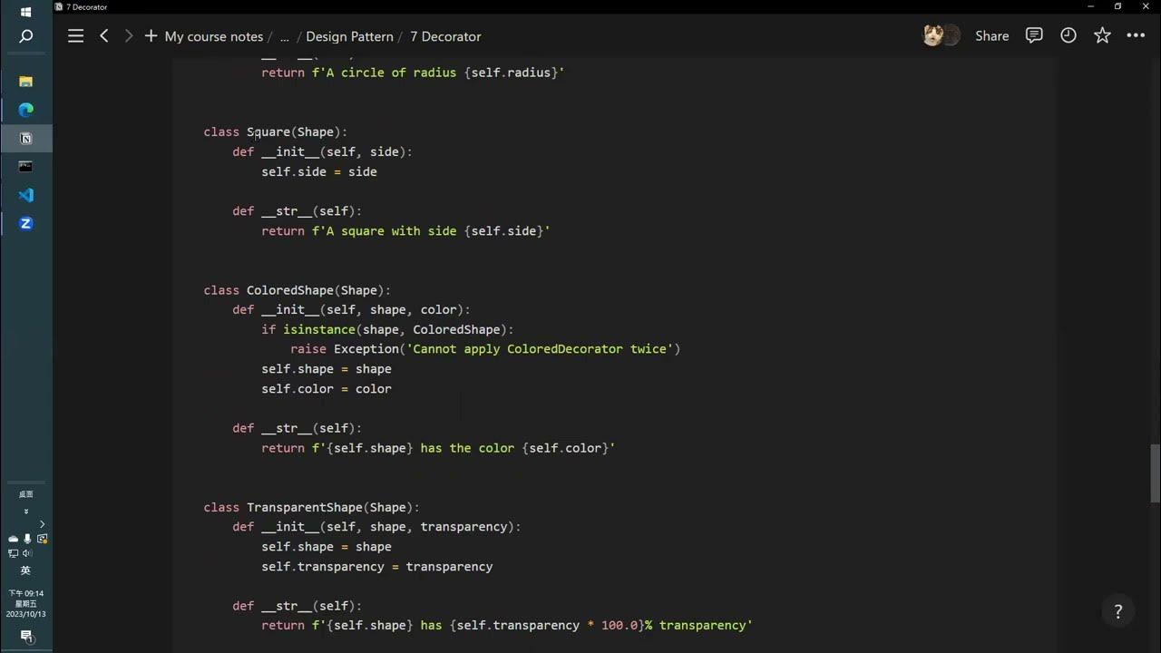【Python Design Patterns 設計模式】Week 5 - Decorator Pattern 裝飾器模式 & Facade Pattern 門面模式 - YouTube