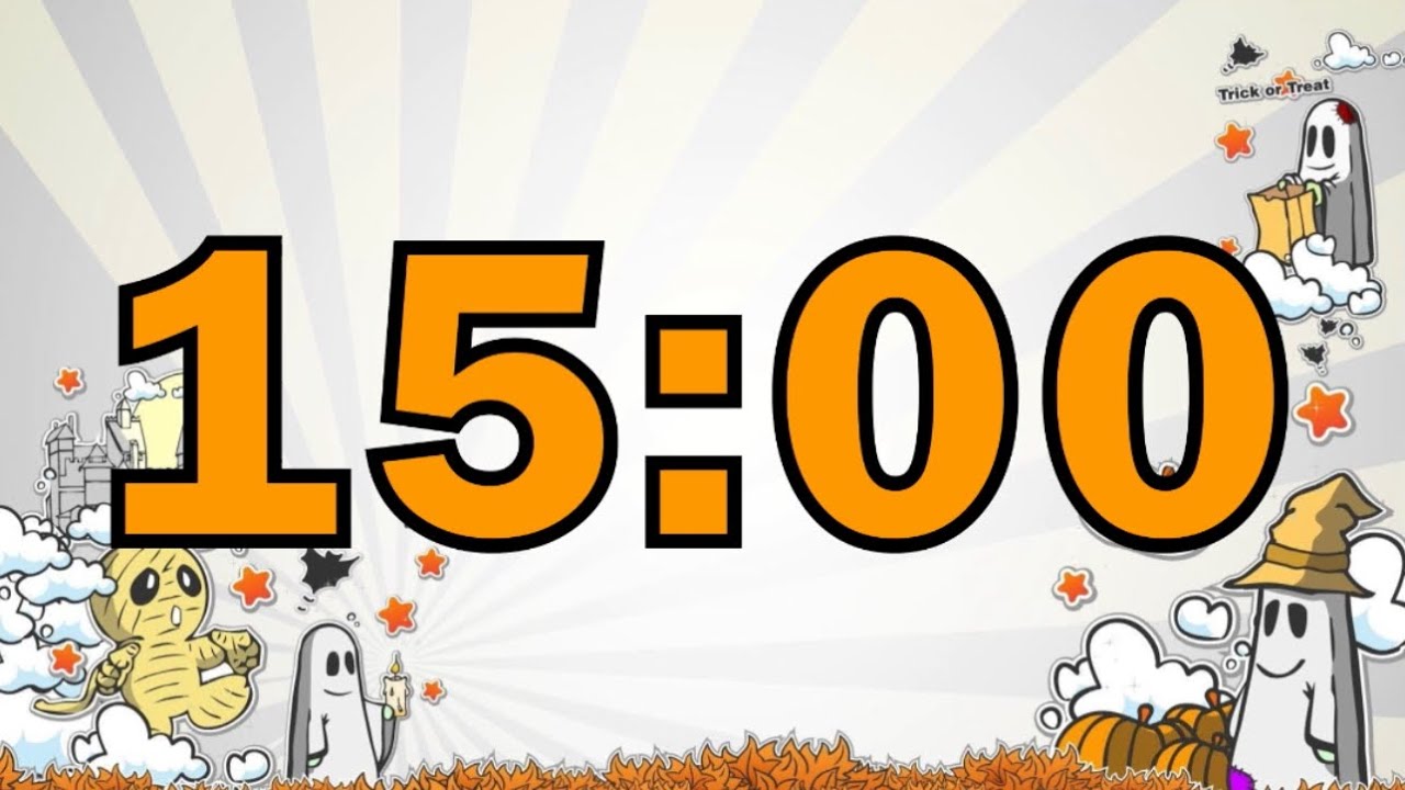 15 Minute Halloween Timer - YouTube
