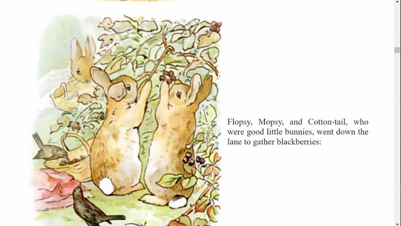 The Tale of Peter Rabbit by Beatrix Potter - YouTube