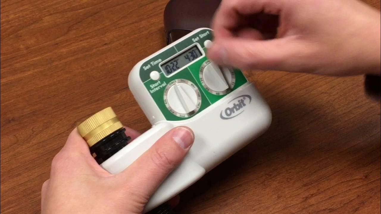 How to program Orbit 2 Dial 1 Outlet Simple Dial Timer - YouTube