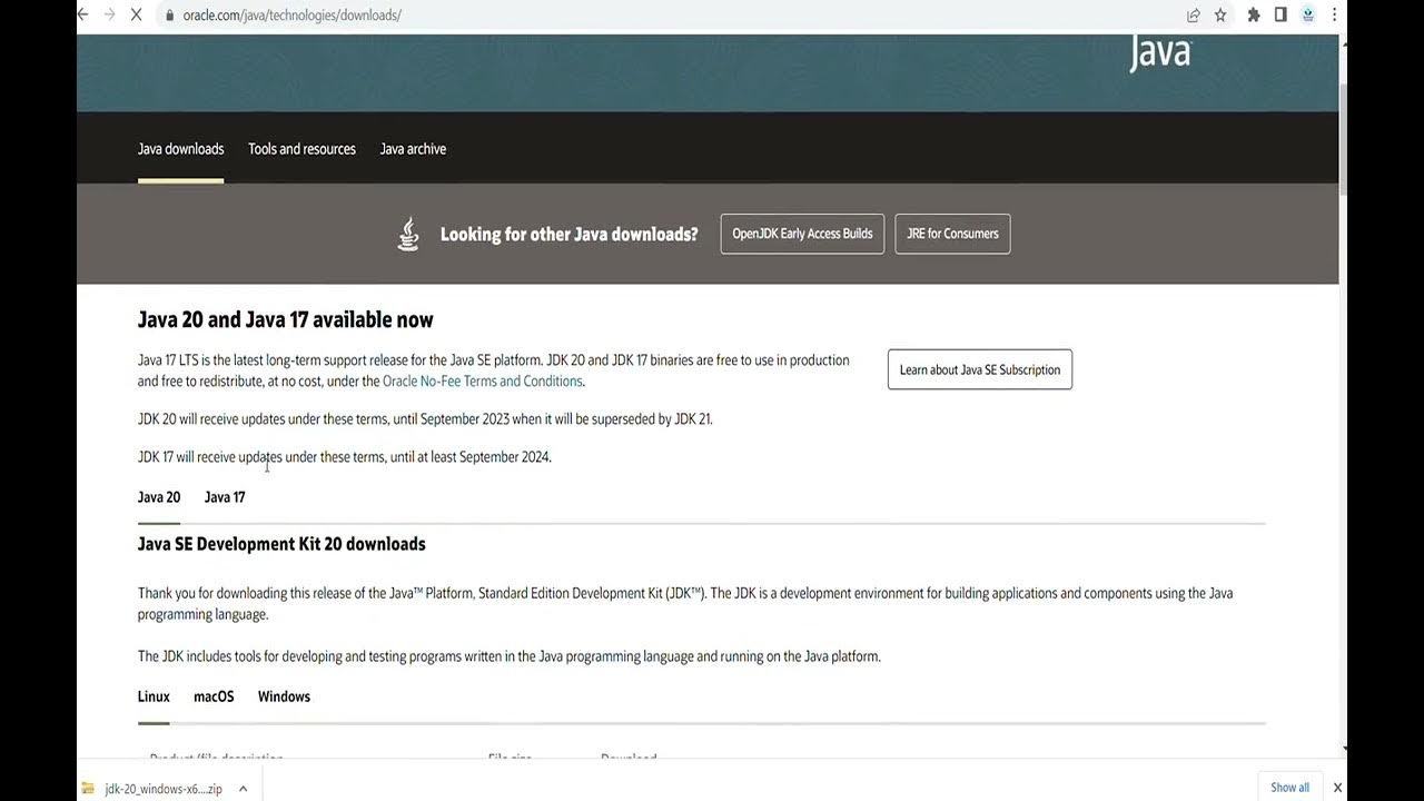 Download Java Development Kit in 1 minute - YouTube