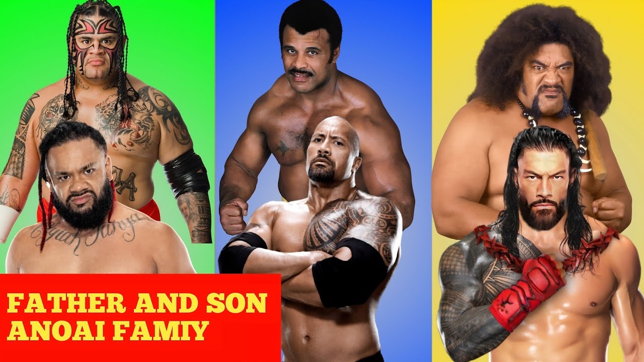 Wwe Anoai Family Dads & Sons - YouTube
