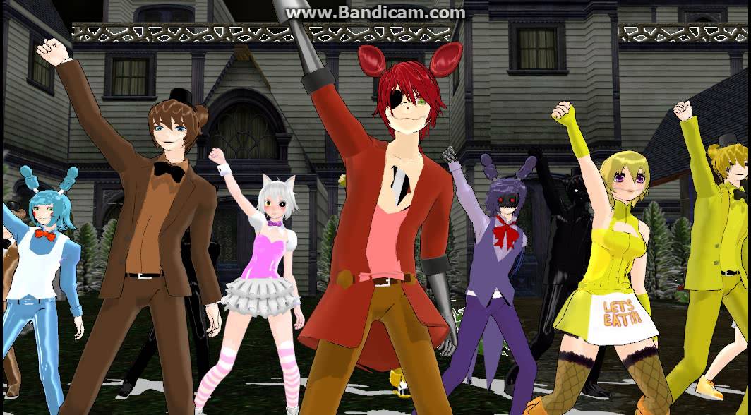 All FNAF {MMD} models - Thriller By: michael jackson - YouTube