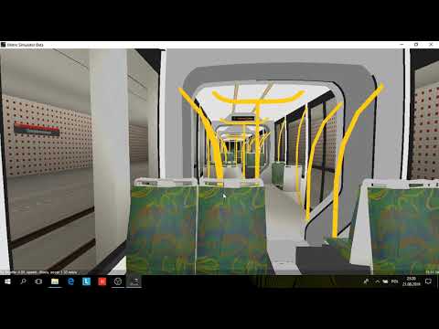 Metro Simulator Beta 3.14 Rijndam 2022 Linia T1 Alstom Citadis 402 ...