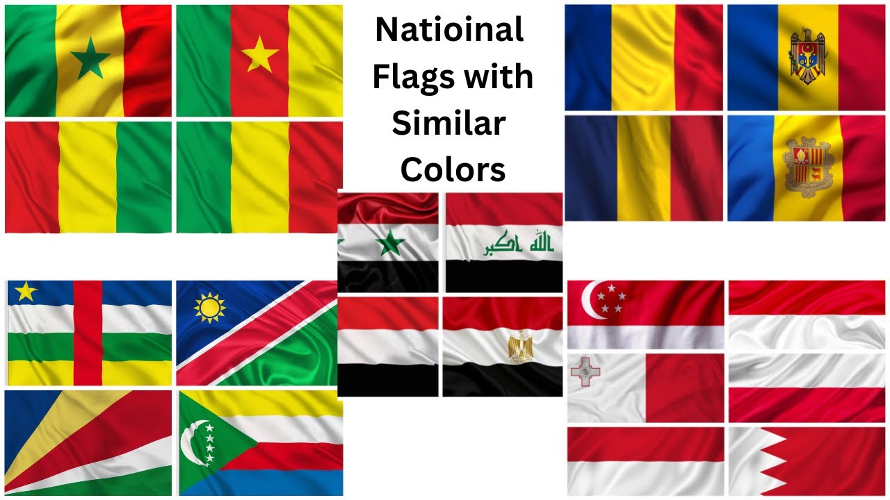 National Flags with Similar Color Combination - YouTube