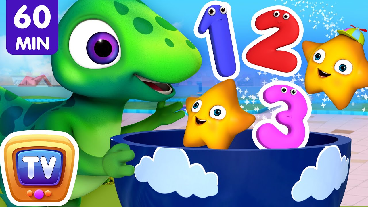 Counting 1 To 5 Numbers Song with Jumblikans Dinosaurs + More ChuChuTV ...