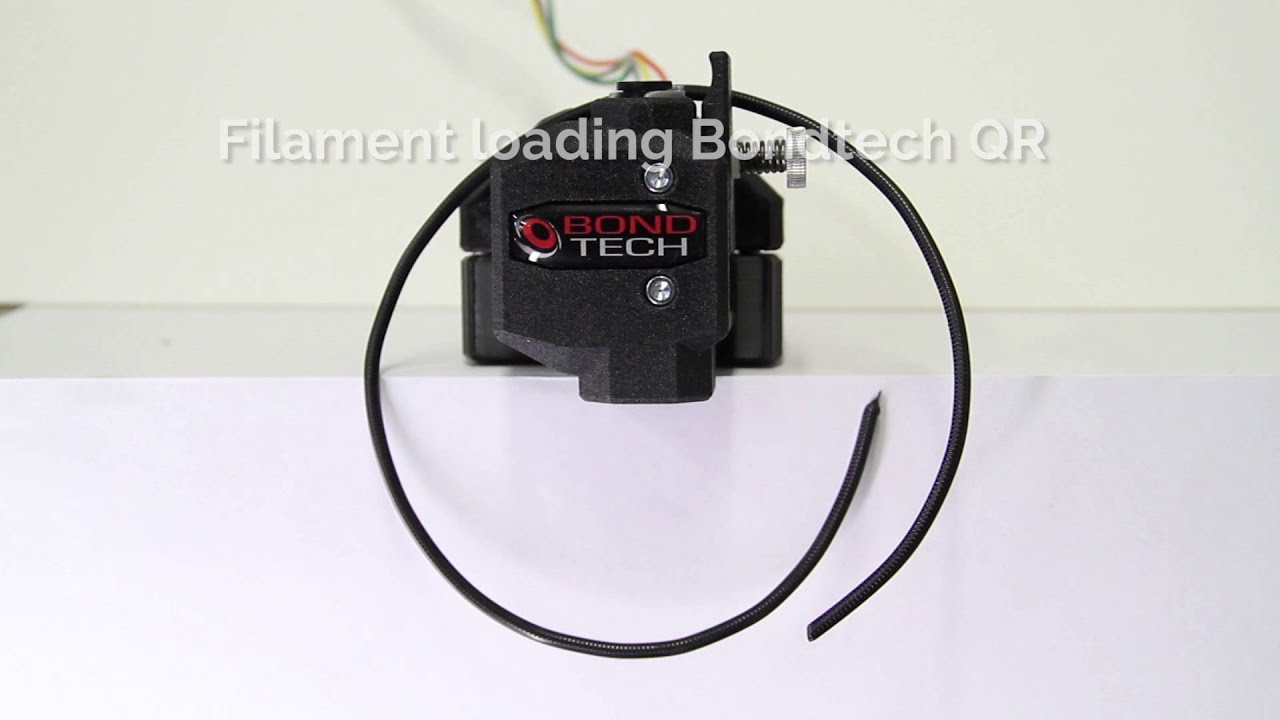 Filament loading Bondtech QR - YouTube