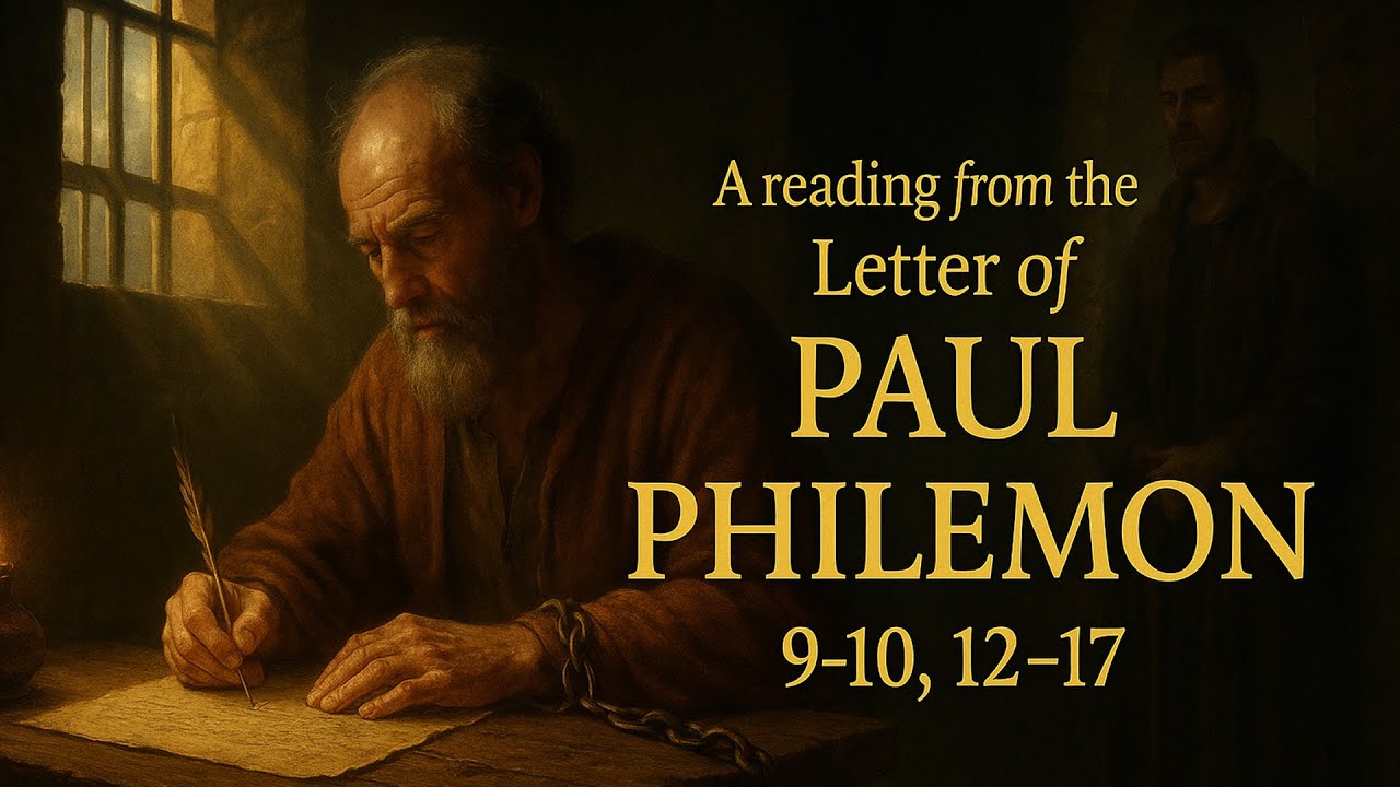 A reading from the letter of St. Paul to Philemon 9-10, 12-17 - YouTube