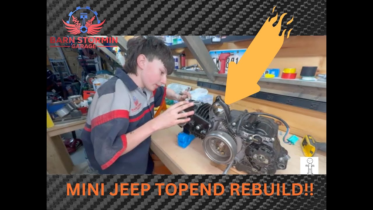 Coolster 125cc Mini Jeep Engine Topend Rebuild - YouTube