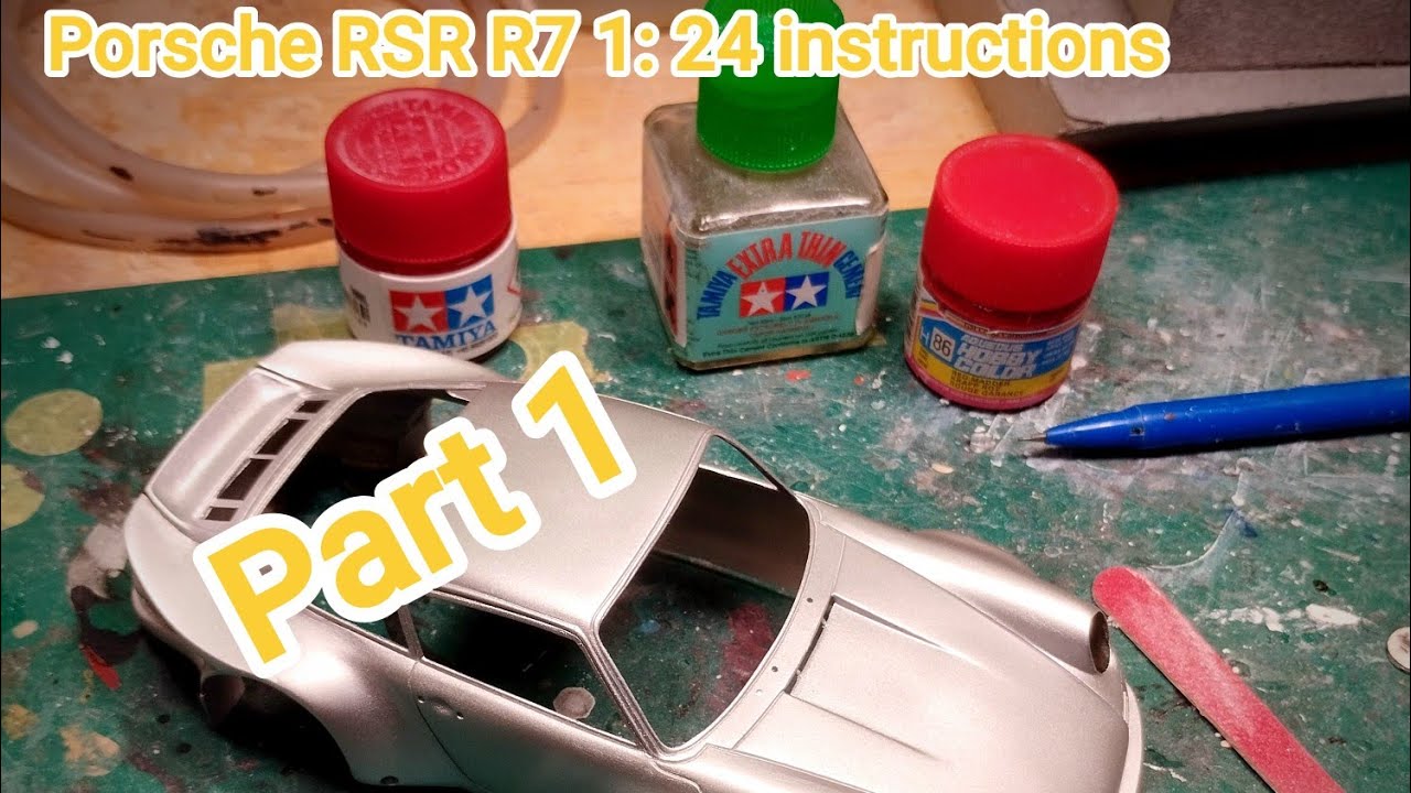ENG Porsche RSR R7 1:24 conversion - video instructions - English part ...