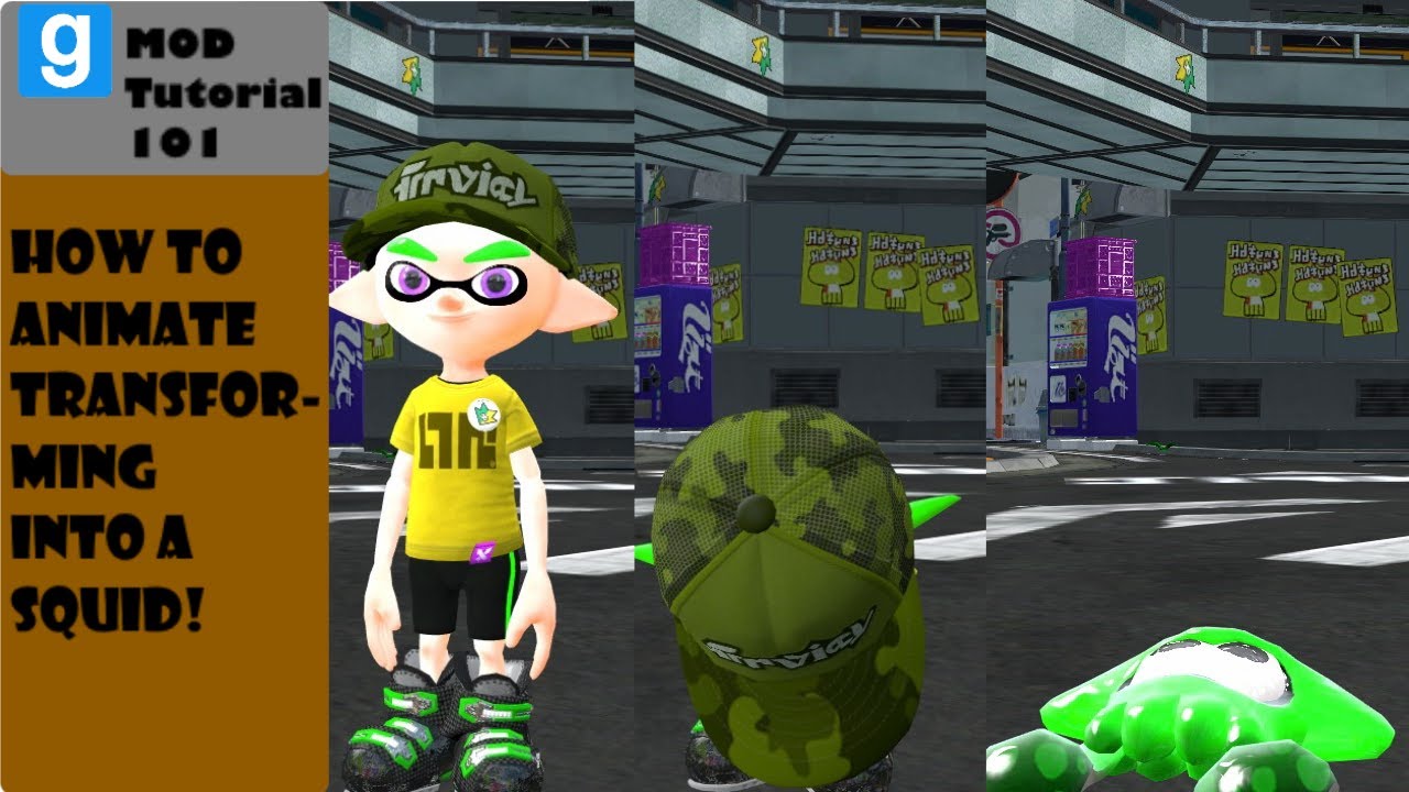 [Splatoon GMOD] Quick tutorial - How to Animate Transforming into a ...